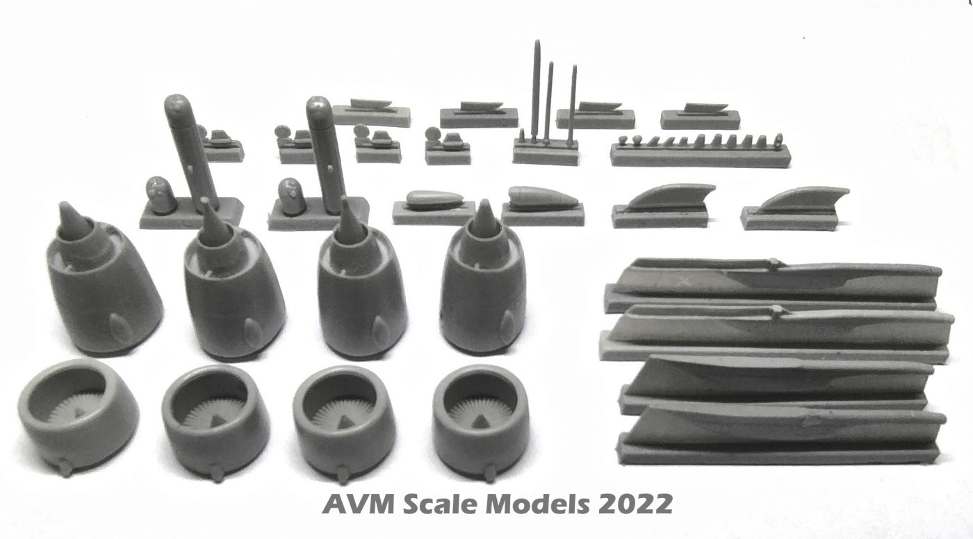 E3-D Sentry resin conversion kit 1/144 – AVM SCALE MODELS