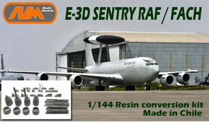 E3-D Sentry resin conversion kit 1/144 – AVM SCALE MODELS